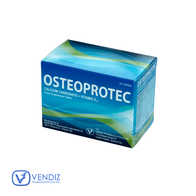 Osteoprotec Bone Food Supplement Capsule – Vendiz Pharmaceuticals Inc.